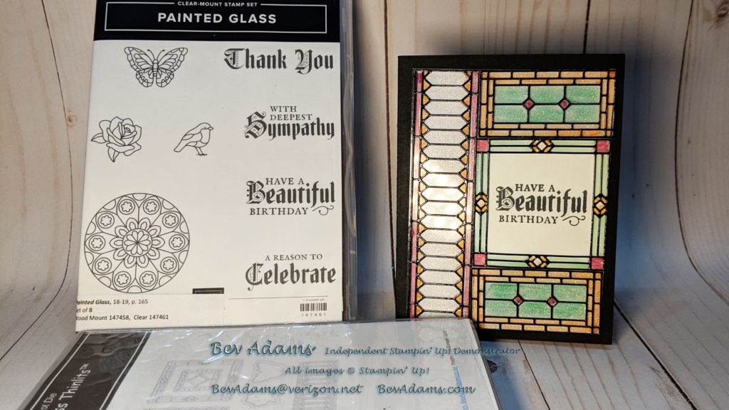 Stained Glass Window Card