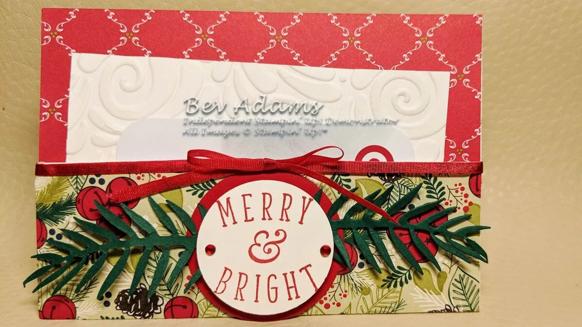 Merry and Bright Gift Card Holder